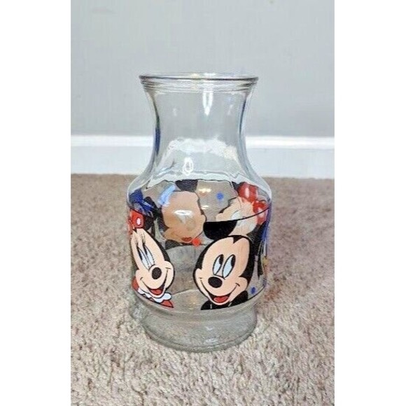 Disney | Kitchen | Disneys Mickey Mouse And Friends 9 Glass Vase ...